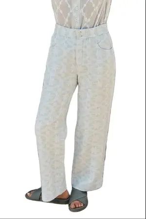 Ace & Jig Pascal Button Fly Full Length Pants - Calm