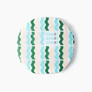 SWAIR Terrycloth-lined Shower Cap - White Multi