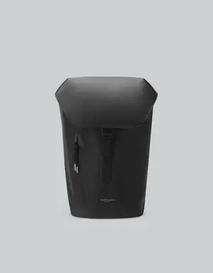 81038614 Lightweight Duoseal Flap Backpack 14 - Black