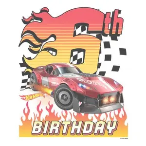 HOT WHEELS Gt Scorcher 6th Birthday Graphic T-shirt