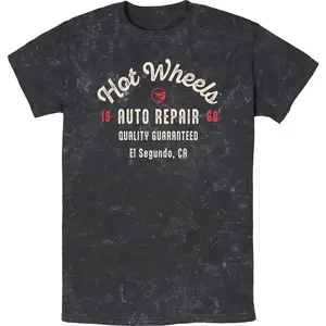 HOT WHEELS 1968 Auto Repair Short Sleeve Graphic T-shirt - Black