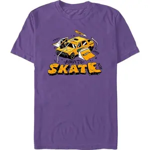 HOT WHEELS Born To Skate Graphic T-shirt - Purple