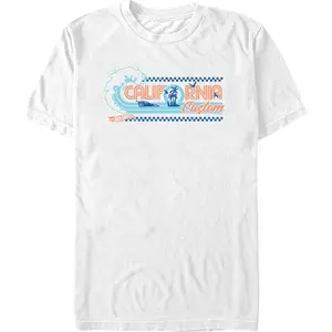 HOT WHEELS California Custom Ocean Wave Graphic T-shirt - White