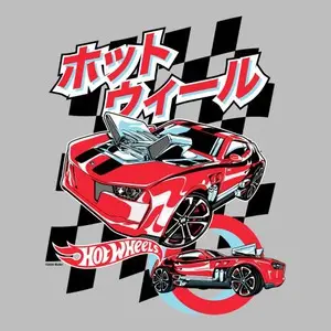 HOT WHEELS Futuristic Twinduction Graphic T-shirt