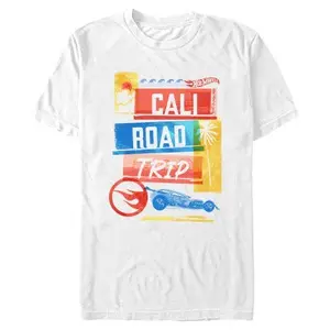 HOT WHEELS Cali Road Trip Racing Graphic T-shirt - White