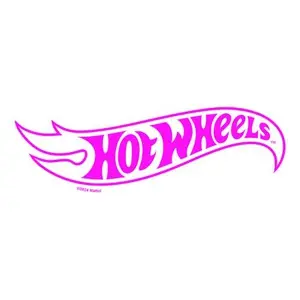 HOT WHEELS Classic Pink Logo Graphic T-shirt