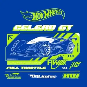 HOT WHEELS Celero Gt Full Throttle Graphic T-shirt