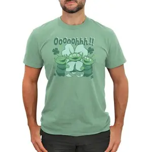 TOY STORY Alien Clover Bloom Graphic T-shirt - Chalky Mint