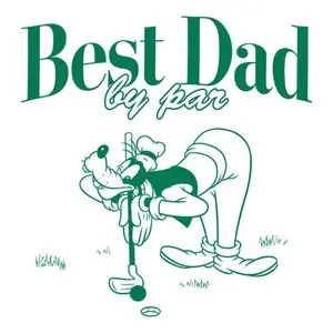 MICKEY & FRIENDS Best Dad Par Graphic T-shirt