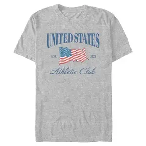 LOST GODS United States Athletic Club Est 2026 Graphic T-shirt - Athletic Heather