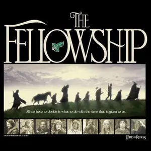 THE LORD OF THE RINGS The Fellowship Scene Short Sleeve Graphic T-shirt
