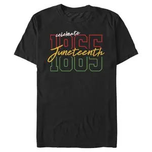 LOST GODS Celebrate Juneteenth 1865 Short Sleeve Graphic T-shirt