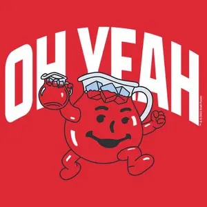 KOOL-AID Oh Yeah Short Sleeve Graphic T-shirt - Red Heather