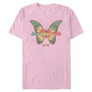 LOST GODS Colorful Juneteenth Butterfly Graphic T-shirt - Blossom