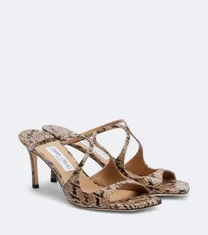 JIMMY CHOO Anise Mules - Beige