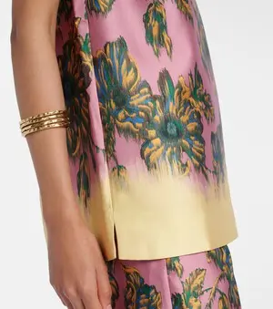 ALEMAIS Faye Floral Top - Pink
