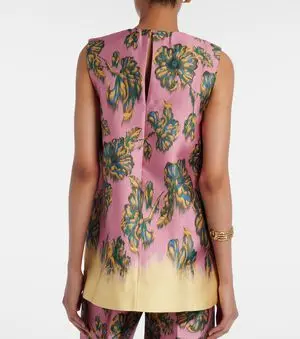 ALEMAIS Faye Floral Top - Pink