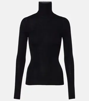 Dorothee Schumacher Virgin Wool Turtleneck Sweater - Black