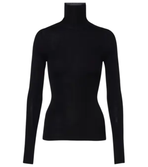 Dorothee Schumacher Virgin Wool Turtleneck Sweater - Black