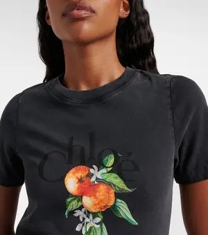Chloé Printed Cotton T-shirt