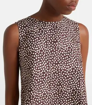 Asceno Sofia Silk Twill Top