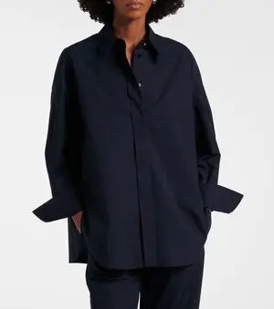 Dorothee Schumacher Poplin Power Ii Cotton-blend Shirt
