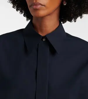 Dorothee Schumacher Poplin Power Ii Cotton-blend Shirt