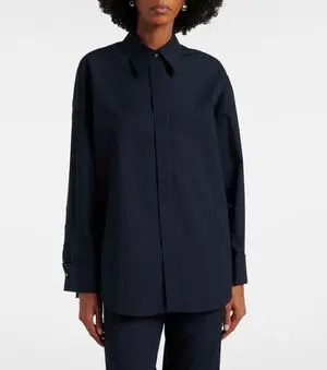 Dorothee Schumacher Poplin Power Ii Cotton-blend Shirt