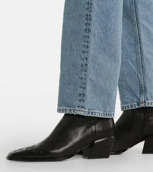 Paris Texas Bettina Leather Cowboy Boots