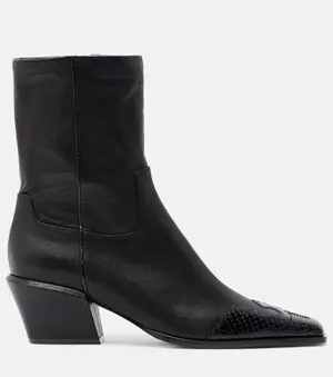 Paris Texas Bettina Leather Cowboy Boots