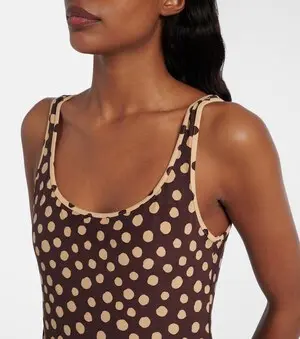 Valentino Garavani Polka Dot One Piece Swimsuit