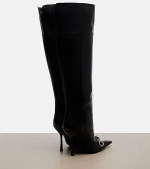 Gucci Boulevard Horsebit Leather Knee-high Boots