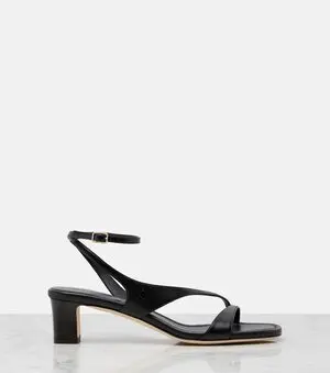 JIMMY CHOO Faye Leather Slingback Sandals