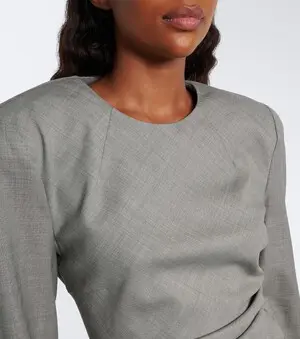 Magda Butrym Wool Blouse - Grey