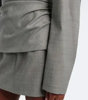 Magda Butrym Wool Blouse - Grey