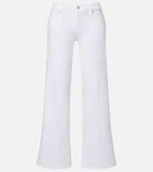 FRAME Wide-leg Jeans - White