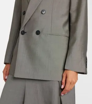 Victoria Beckham Beatrice Wool And Mohair Blazer