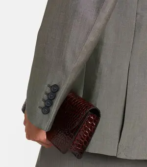 Victoria Beckham Beatrice Wool And Mohair Blazer