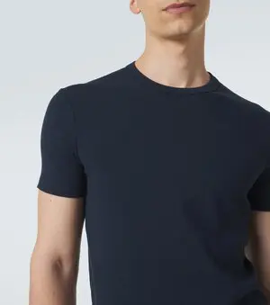 TOM FORD Cotton-blend Jersey T-shirt - Blue