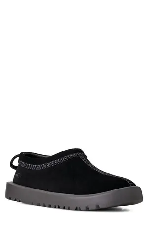 UGG Tasman Unlined Suede Slipper - Black