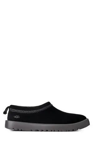 UGG Tasman Unlined Suede Slipper - Black