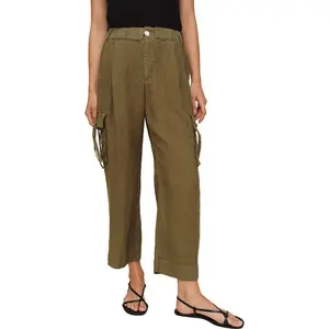 Bella Dahl Cargo Tie Ankle Linen Pants