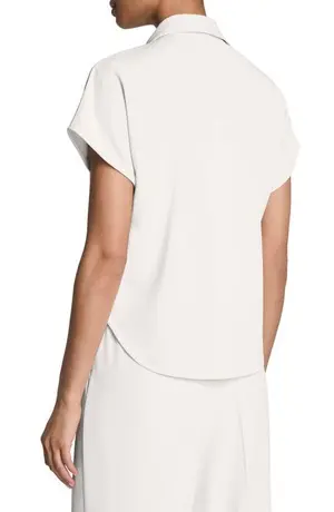 Spanx Oversize Short Sleeve Collared Shirt