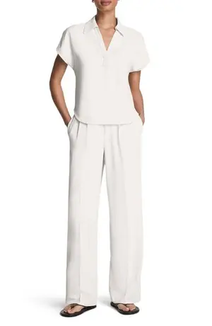 Spanx Oversize Short Sleeve Collared Shirt