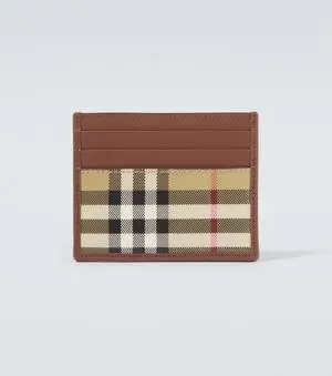 Burberry Check Canvas Card Holder