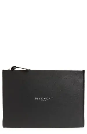 Givenchy Antigona Padded Leather Zip Pouch