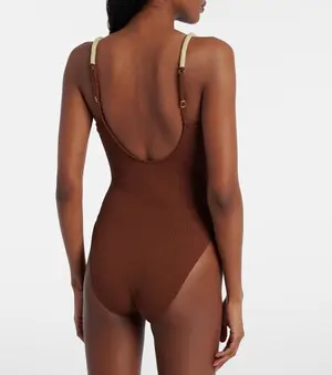 VIX PAULA HERMANNY Harper Beaded Swimsuit