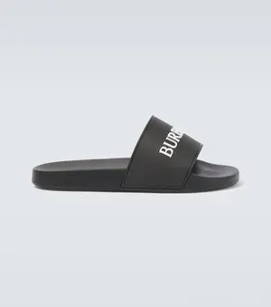Burberry Burberry Logo Slides Black