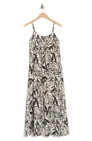 Sam Edelman Sleeveless Floral Print Maxi Dress