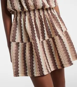 Melissa Odabash Isla Strapless Striped Minidress